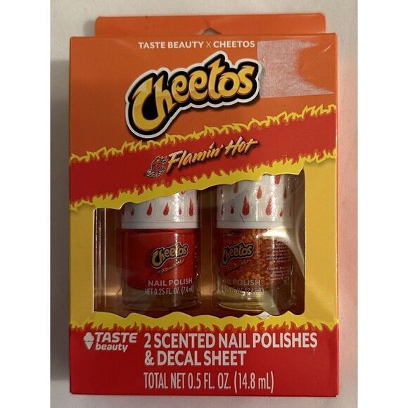 Taste Beauty | Makeup | Taste Beauty X Cheetos Flamin Hot Scentednail ...